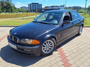 Melns BMW 323 1998 Viļņa, ar dzinēja tilpumu 2.49 L un nobraukumu 212 tūkst. km par 2850 €, foto  vietnē AUTOMOTO.COM.LV