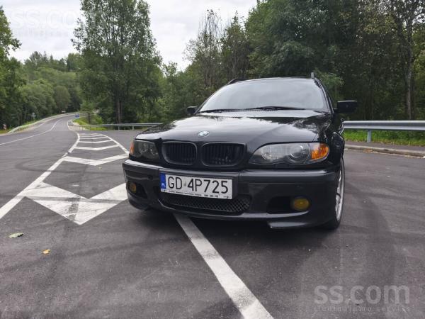 Black BMW 323 2002 in Riga, with an engine capacity of 2.20 L and mileage of 321 thousand km for 3750 €, photo 1 on AUTOMOTO.COM.LV
