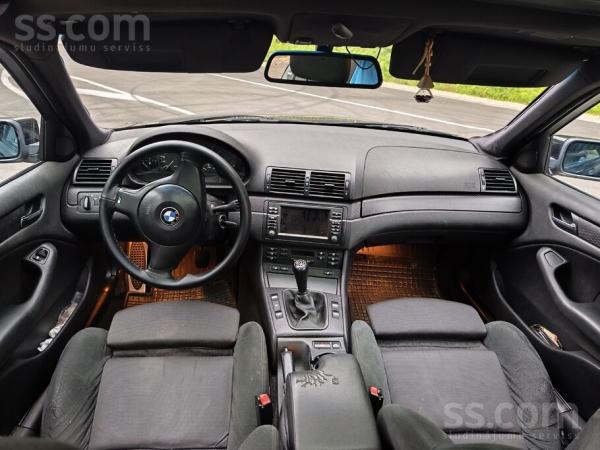 Black BMW 323 2002 in Riga, with an engine capacity of 2.20 L and mileage of 321 thousand km for 3750 €, photo 7 on AUTOMOTO.COM.LV
