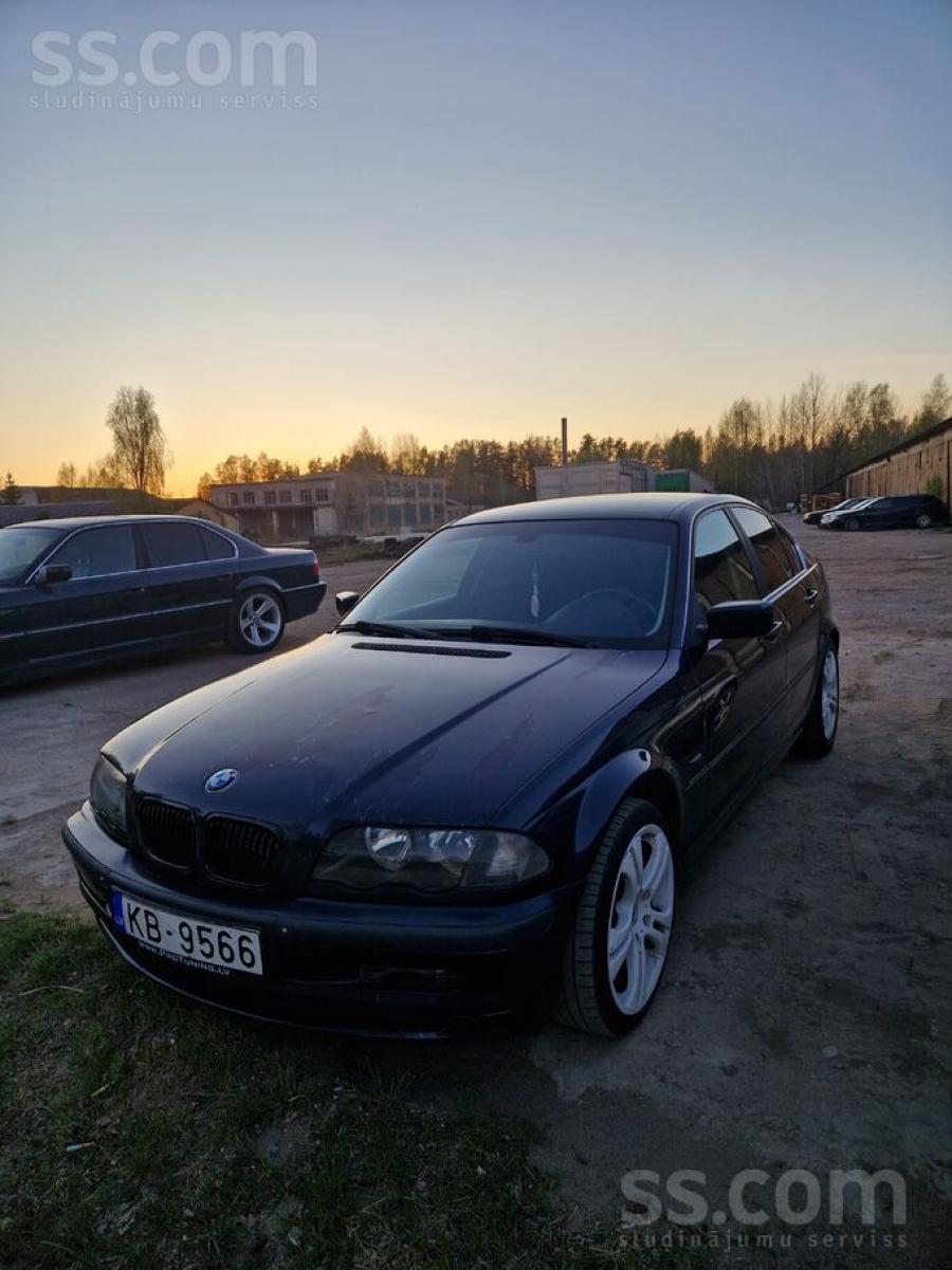 Blue BMW 323 2000 in Ventspils, with an engine capacity of 2.50 L and mileage of 295 thousand km for 3200 €, photo 3 on AUTOMOTO.COM.LV