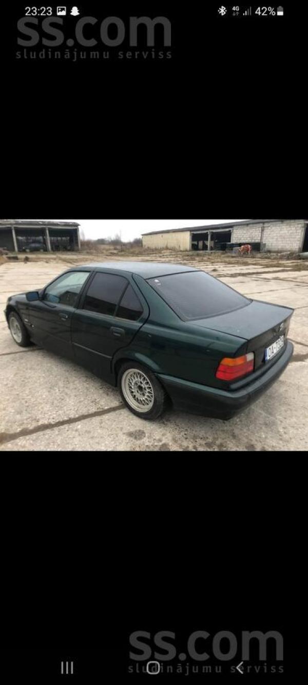 Zaļš BMW 323 1996 Jēkabpils, ar dzinēja tilpumu 2.50 L un nobraukumu 220 tūkst. km par 1700 €, foto 1 vietnē AUTOMOTO.COM.LV