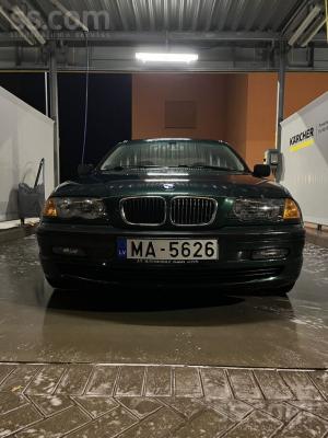 Zaļš BMW 323 1998 Preiļi, ar dzinēja tilpumu 2.50 L un nobraukumu 252 tūkst. km par 3150 €, foto  vietnē AUTOMOTO.COM.LV