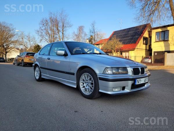 Grey BMW 323 1998 in Riga, with an engine capacity of 2.50 L and mileage of 215 thousand km for 4100 €, photo 1 on AUTOMOTO.COM.LV