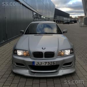 Pelēks BMW 323 2000 Rīga, ar dzinēja tilpumu 2.50 L un nobraukumu 350 tūkst. km par 2500 €, foto  vietnē AUTOMOTO.COM.LV