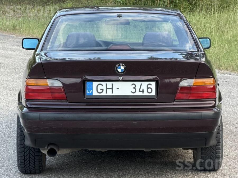 Sarkans BMW 323 1992 Alūksne, ar dzinēja tilpumu 2.50 L un nobraukumu 330 tūkst. km par 4480 €, foto 6 vietnē AUTOMOTO.COM.LV
