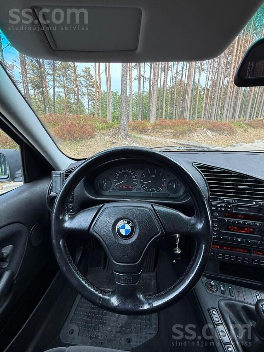 BMW 323 1996 in Talsi, with an engine capacity of 2.50 L and mileage of 180 thousand km for 6450 €, photo 16 on AUTOMOTO.COM.LV