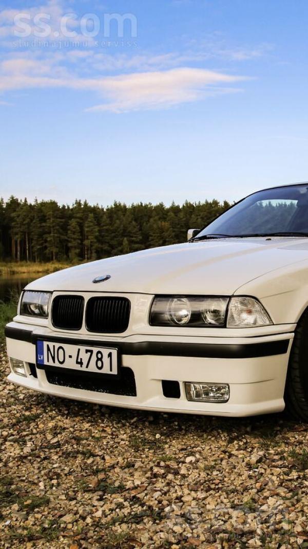 BMW 323 1996 Rīga vietnē Balts BMW 323 1996 Rīga, ar dzinēja tilpumu 2.50 L un nobraukumu 280 tūkst. km par 10000 €, foto 10 vietnē AUTOMOTO.COM.LV