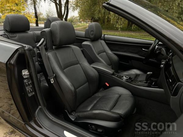 Black BMW 325 2010 in Riga, with an engine capacity of 3.00 L and mileage of 0 thousand km for 14900 €, photo 9 on AUTOMOTO.COM.LV