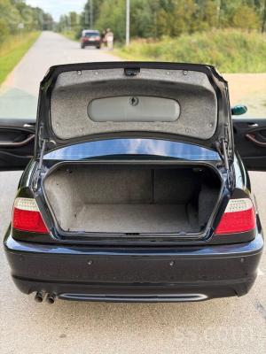 Black BMW 325 2001 in Tukums, with an engine capacity of 2.50 L and mileage of 248 thousand km for 9500 €, photo 4 on AUTOMOTO.COM.LV