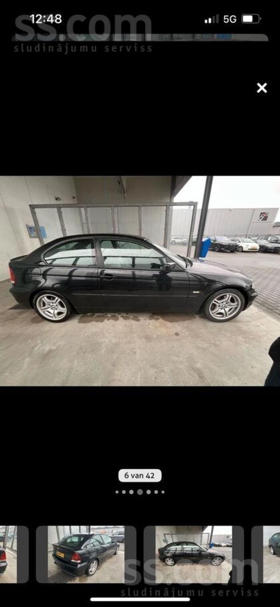 Black BMW 325 2002 in Talsi, with an engine capacity of 2.50 L and mileage of 198 thousand km for 4500 €, photo 40 on AUTOMOTO.COM.LV