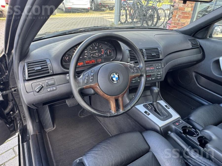 Black BMW 325 2002 in Talsi, with an engine capacity of 2.50 L and mileage of 198 thousand km for 4500 €, photo 11 on AUTOMOTO.COM.LV