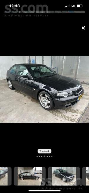 Black BMW 325 2002 in Talsi, with an engine capacity of 2.50 L and mileage of 198 thousand km for 4500 €, photo 39 on AUTOMOTO.COM.LV