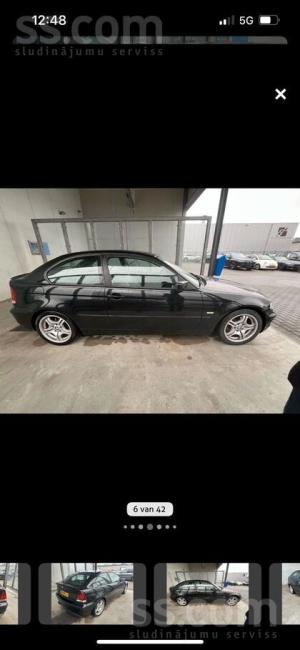 Black BMW 325 2002 in Talsi, with an engine capacity of 2.50 L and mileage of 198 thousand km for 4500 €, photo 41 on AUTOMOTO.COM.LV