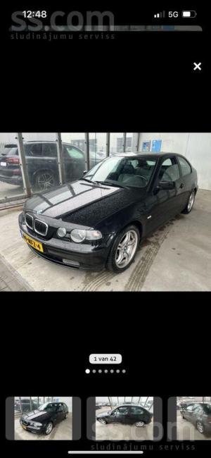 Black BMW 325 2002 in Talsi, with an engine capacity of 2.50 L and mileage of 198 thousand km for 4500 €, photo 49 on AUTOMOTO.COM.LV