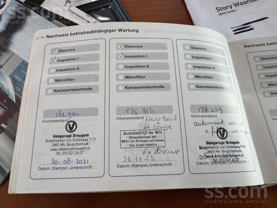Black BMW 325 2002 in Talsi, with an engine capacity of 2.50 L and mileage of 198 thousand km for 4500 €, photo 53 on AUTOMOTO.COM.LV