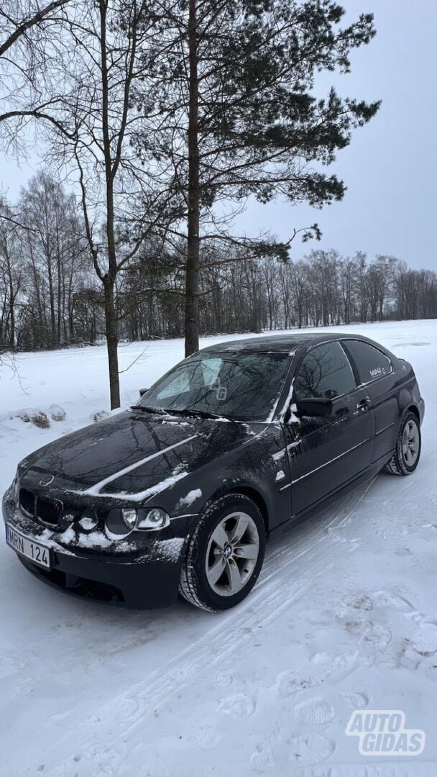 Melns BMW 325 2003 Šakiai, ar dzinēja tilpumu 2.50 L un nobraukumu 267 tūkst. km par 3200 €, foto 1 vietnē AUTOMOTO.COM.LV