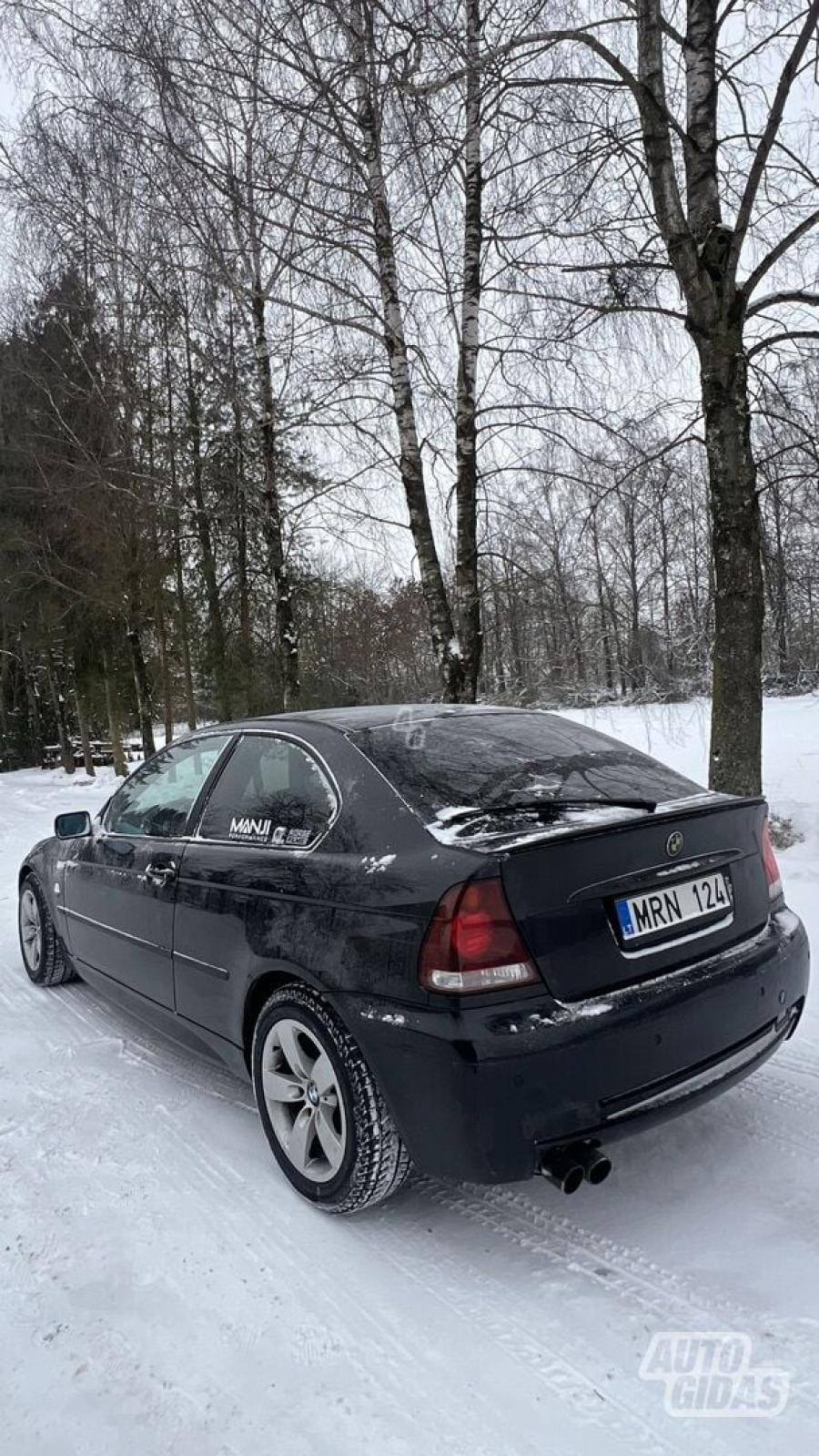Melns BMW 325 2003 Šakiai, ar dzinēja tilpumu 2.50 L un nobraukumu 267 tūkst. km par 3200 €, foto 3 vietnē AUTOMOTO.COM.LV
