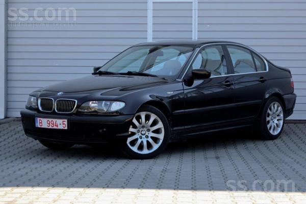 Black BMW 325 2002 in Riga, with an engine capacity of 2.50 L and mileage of 0 thousand km for 3895 €, photo 1 on AUTOMOTO.COM.LV