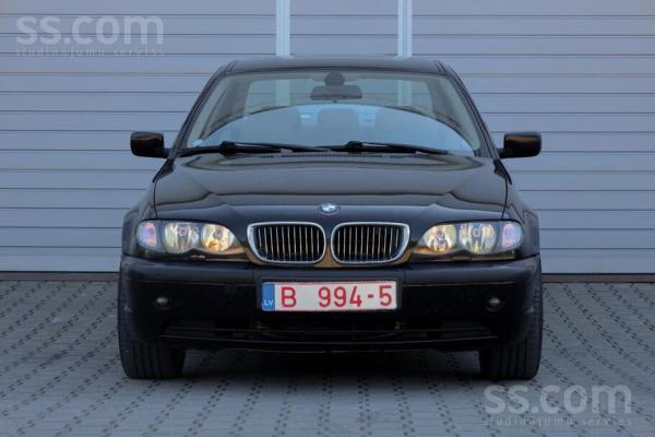 Black BMW 325 2002 in Riga, with an engine capacity of 2.50 L and mileage of 0 thousand km for 3895 €, photo 2 on AUTOMOTO.COM.LV