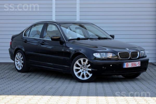 Black BMW 325 2002 in Riga, with an engine capacity of 2.50 L and mileage of 0 thousand km for 3895 €, photo 3 on AUTOMOTO.COM.LV