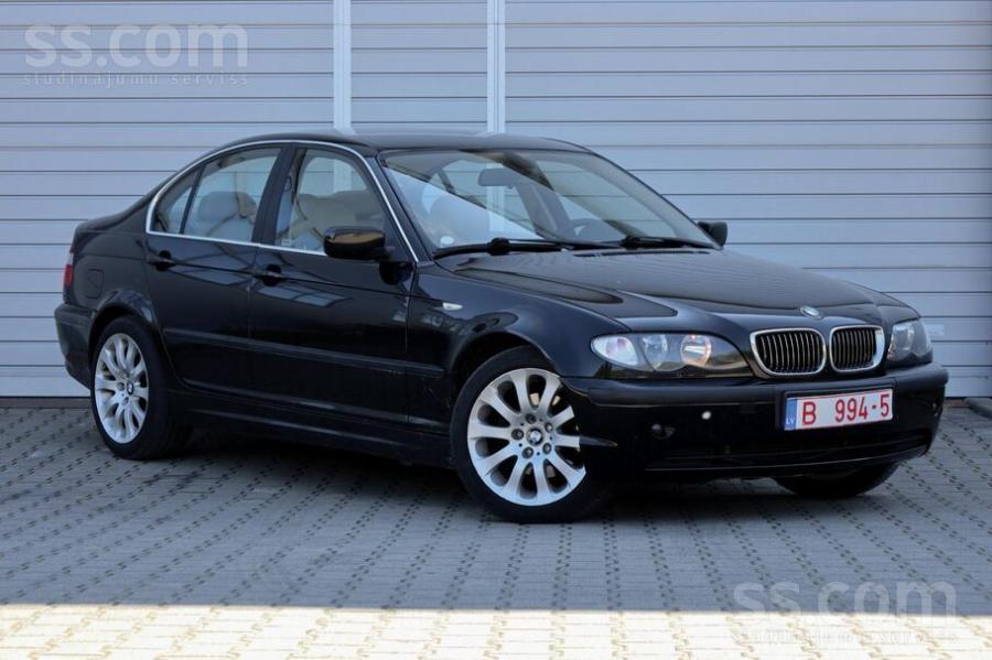 Black BMW 325 2002 in Riga, with an engine capacity of 2.50 L and mileage of 0 thousand km for 3895 €, photo 3 on AUTOMOTO.COM.LV