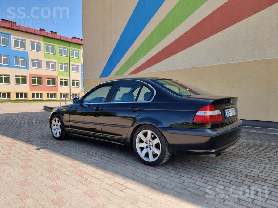Black BMW 325 2002 in Aizkraukle, with an engine capacity of 2.50 L and mileage of 364 thousand km for 5200 €, photo 4 on AUTOMOTO.COM.LV