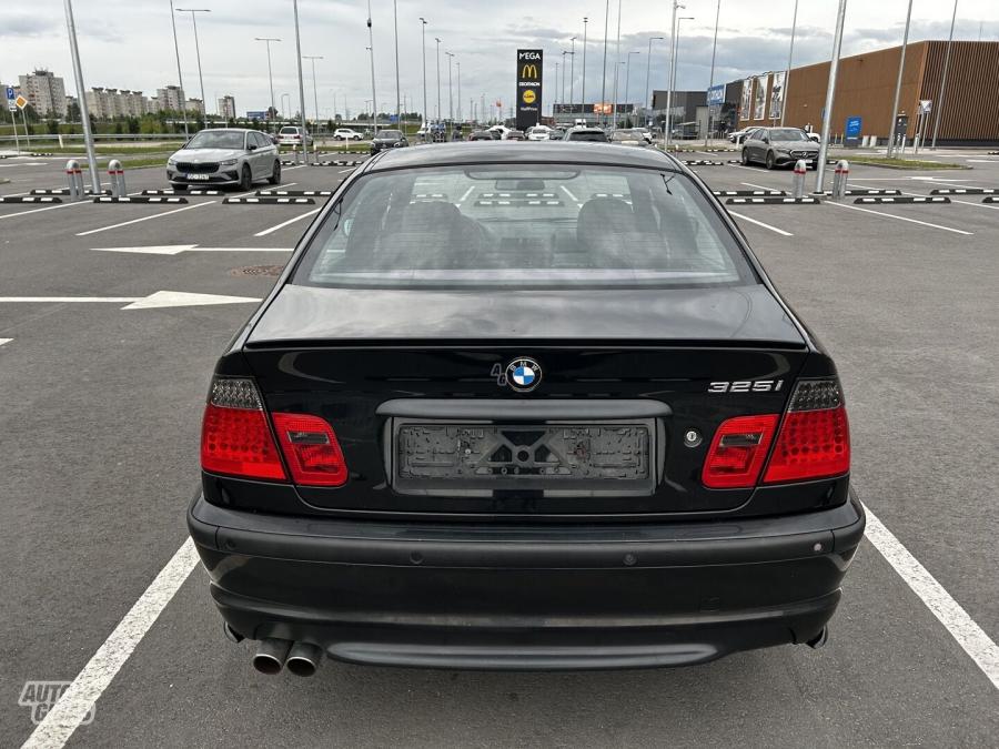 Black BMW 325 2002 in Kaunas, with an engine capacity of 2.50 L and mileage of 270 thousand km for 6700 €, photo 9 on AUTOMOTO.COM.LV