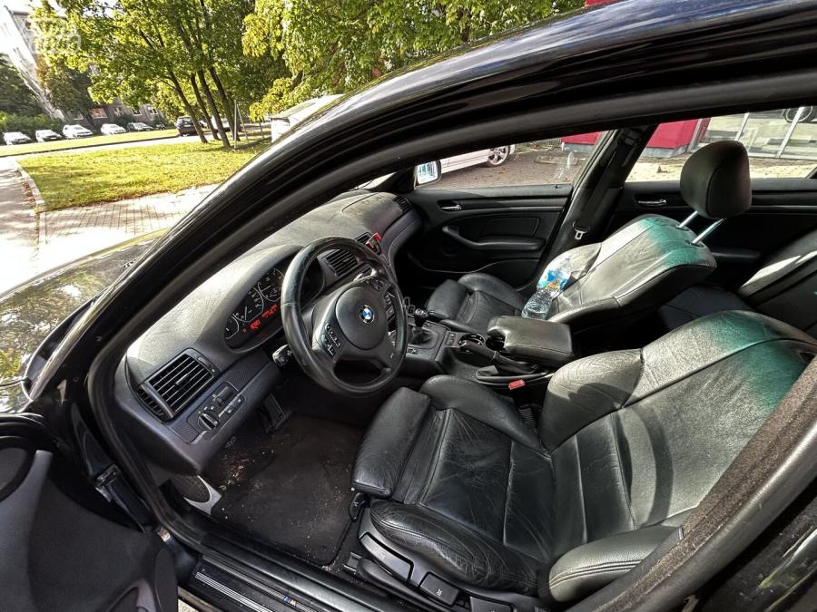 Black BMW 325 2002 in Kaunas, with an engine capacity of 2.50 L and mileage of 270 thousand km for 6700 €, photo 14 on AUTOMOTO.COM.LV