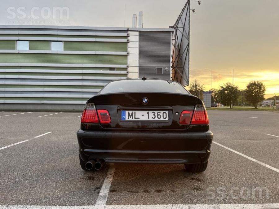 Black BMW 325 2004 in Riga, with an engine capacity of 3.00 L and mileage of 370 thousand km for 4300 €, photo 6 on AUTOMOTO.COM.LV