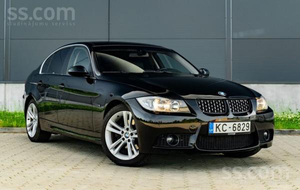 Black BMW 325 2007 in Riga, with an engine capacity of 3.00 L and mileage of 317 thousand km for 5200 €, photo 3 on AUTOMOTO.COM.LV