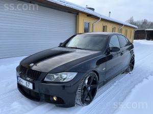 Black BMW 325 2007 in Valmiera, with an engine capacity of 3.00 L and mileage of 366 thousand km for 7150 €, photo  on AUTOMOTO.COM.LV