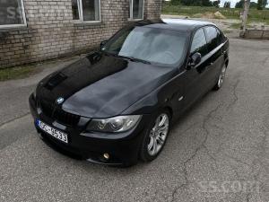Black BMW 325 2007 in Valmiera, with an engine capacity of 3.00 L and mileage of 372 thousand km for 5995 €, photo  on AUTOMOTO.COM.LV