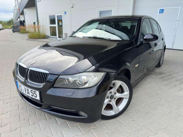 Black BMW 325 2007 in Vilnius, with an engine capacity of 2.99 L and mileage of 297 thousand km for 4299 €, photo 2 on AUTOMOTO.COM.LV