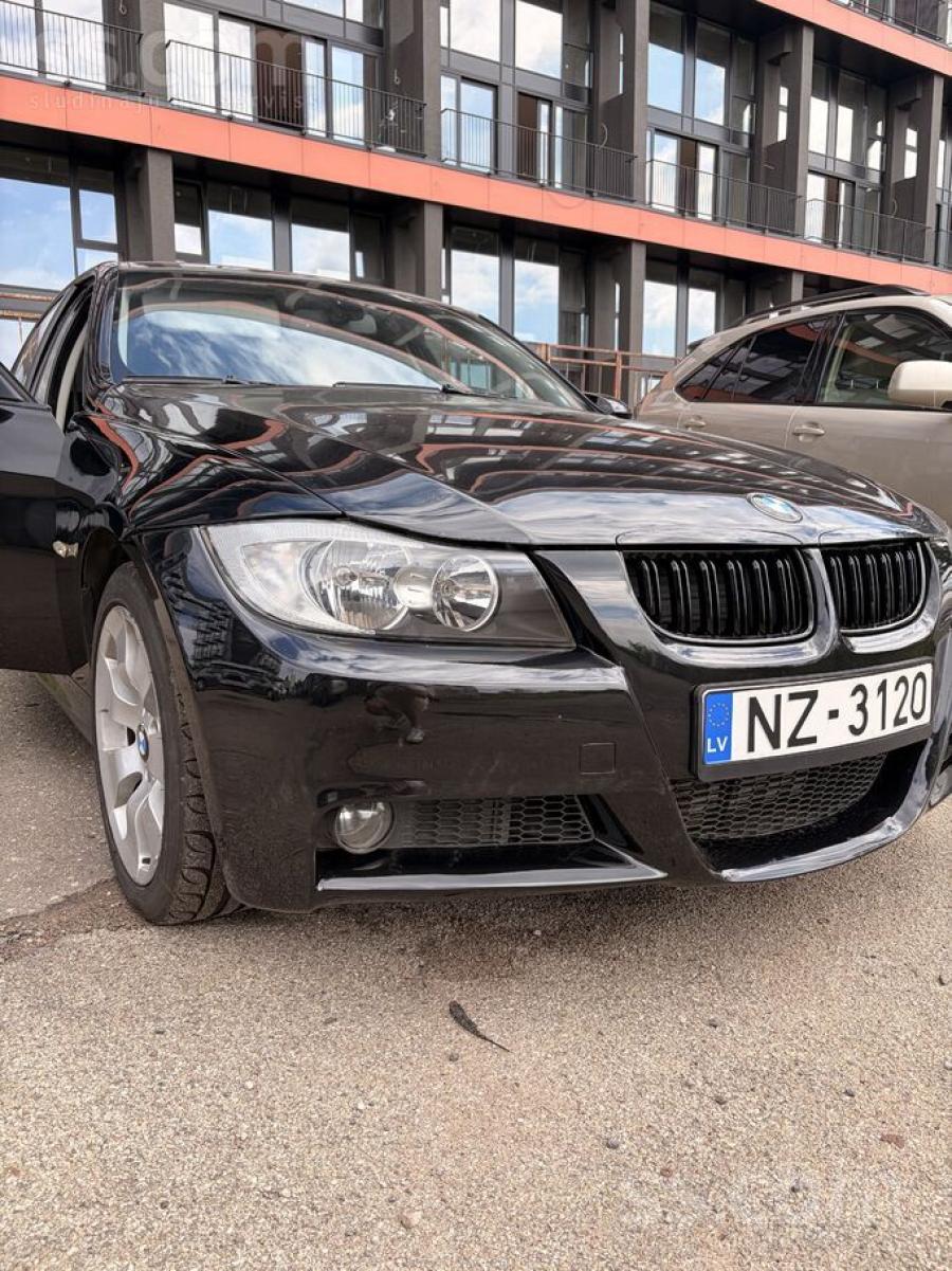 Black BMW 325 2007 in Riga, with an engine capacity of 3.00 L and mileage of 333 thousand km for 6000 €, photo 1 on AUTOMOTO.COM.LV