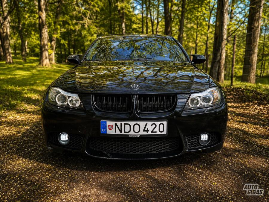 Melns BMW 325 2008 Viļņa, ar dzinēja tilpumu 3.00 L un nobraukumu 360 tūkst. km par 5350 €, foto 3 vietnē AUTOMOTO.COM.LV