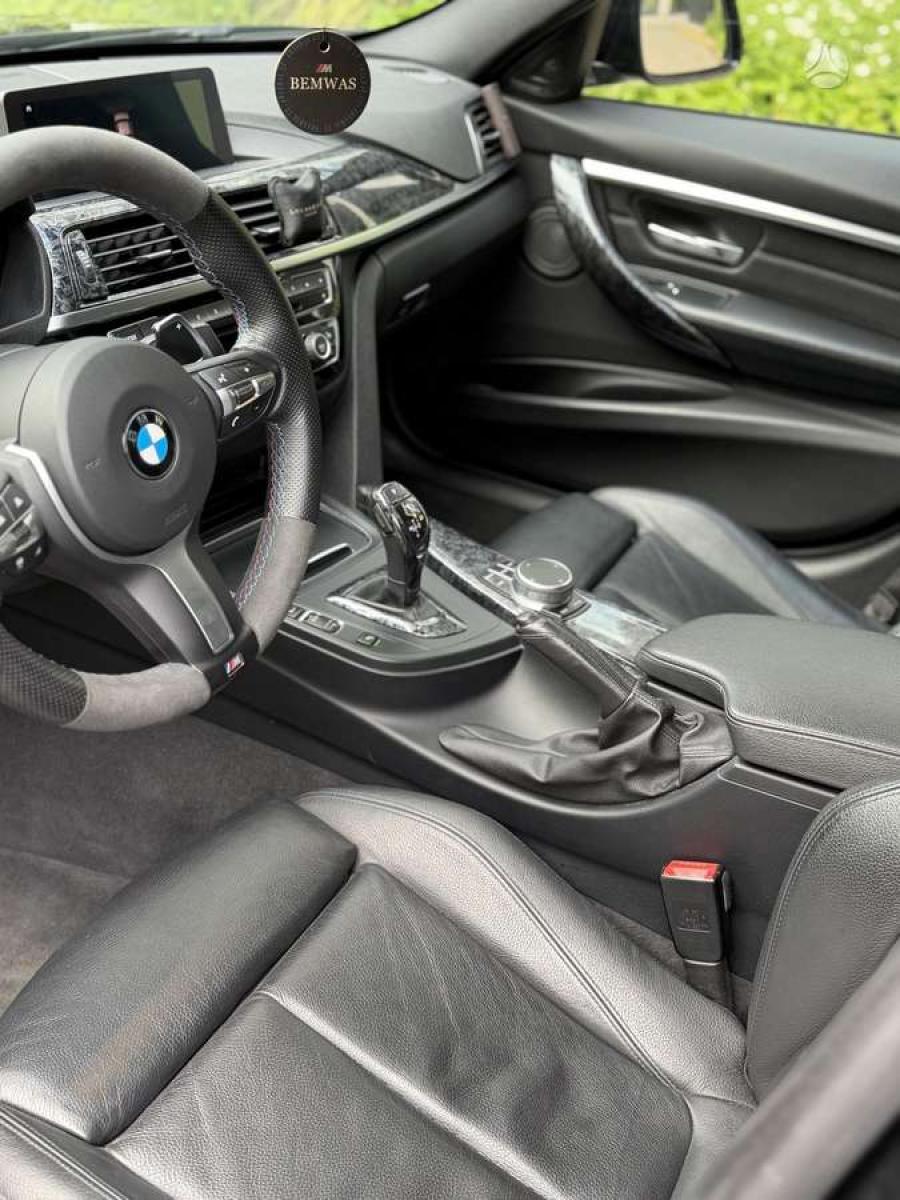 Black BMW 325 2017 in Vilnius, with an engine capacity of 2.00 L and mileage of 227 thousand km for 17000 €, photo 16 on AUTOMOTO.COM.LV