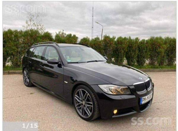 Melns BMW 325 2007 Rīga, ar dzinēja tilpumu 3.00 L un nobraukumu 375 tūkst. km par 5200 €, foto 1 vietnē AUTOMOTO.COM.LV