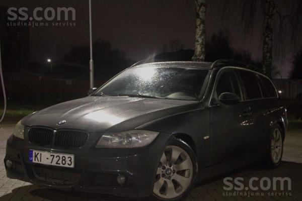 Black BMW 325 2007 in Riga, with an engine capacity of 3.00 L and mileage of 335 thousand km for 5299 €, photo 3 on AUTOMOTO.COM.LV