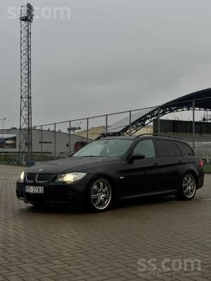 Black BMW 325 2007 in Valmiera, with an engine capacity of 3.00 L and mileage of 414 thousand km for 5299 €, photo  on AUTOMOTO.COM.LV