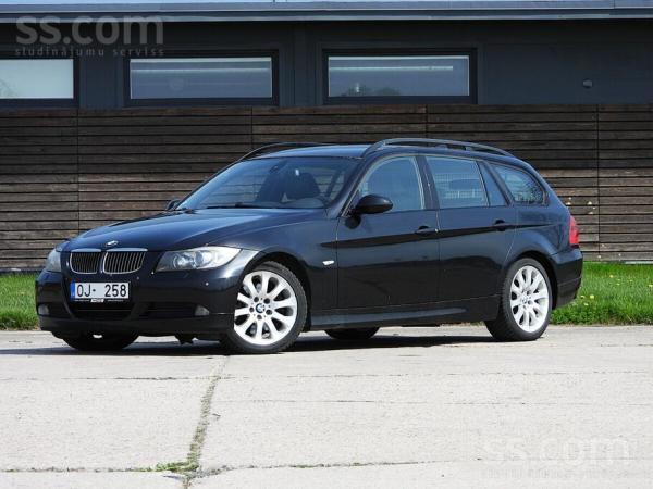 Black BMW 325 2007 in Riga, with an engine capacity of 3.00 L and mileage of 334 thousand km for 5390 €, photo 1 on AUTOMOTO.COM.LV