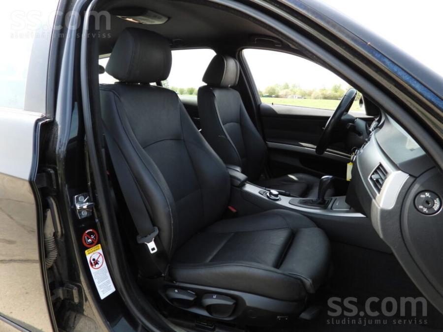 Black BMW 325 2007 in Riga, with an engine capacity of 3.00 L and mileage of 334 thousand km for 5390 €, photo 15 on AUTOMOTO.COM.LV