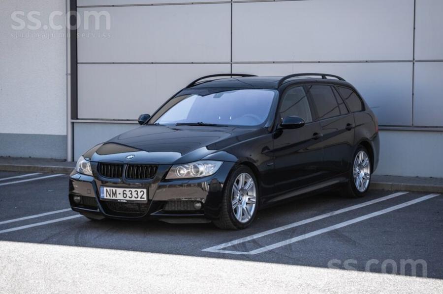 Black BMW 325 2007 in Riga, with an engine capacity of 3.00 L and mileage of 0 thousand km for 5990 €, photo 1 on AUTOMOTO.COM.LV
