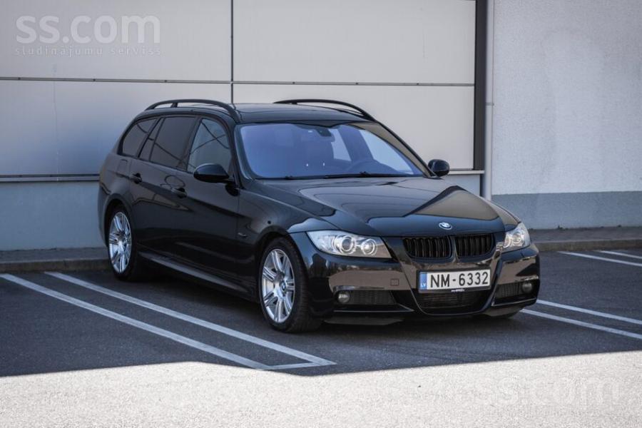 Black BMW 325 2007 in Riga, with an engine capacity of 3.00 L and mileage of 0 thousand km for 5990 €, photo 4 on AUTOMOTO.COM.LV