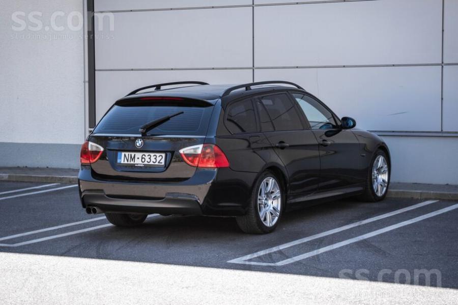 Black BMW 325 2007 in Riga, with an engine capacity of 3.00 L and mileage of 0 thousand km for 5990 €, photo 5 on AUTOMOTO.COM.LV