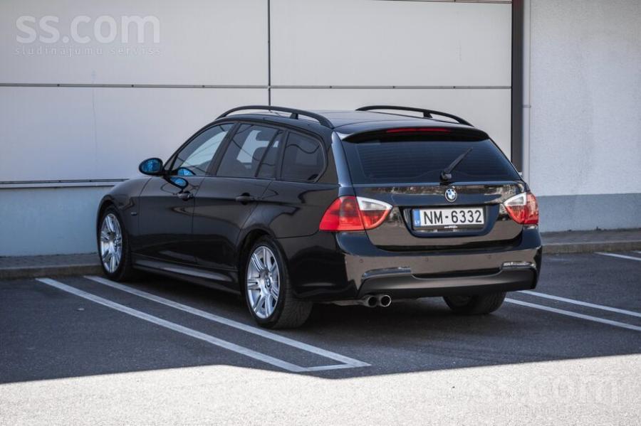 Black BMW 325 2007 in Riga, with an engine capacity of 3.00 L and mileage of 0 thousand km for 5990 €, photo 7 on AUTOMOTO.COM.LV