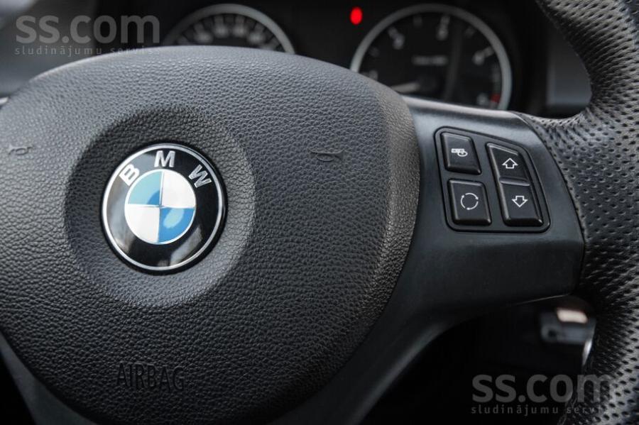 Black BMW 325 2007 in Riga, with an engine capacity of 3.00 L and mileage of 0 thousand km for 5990 €, photo 17 on AUTOMOTO.COM.LV
