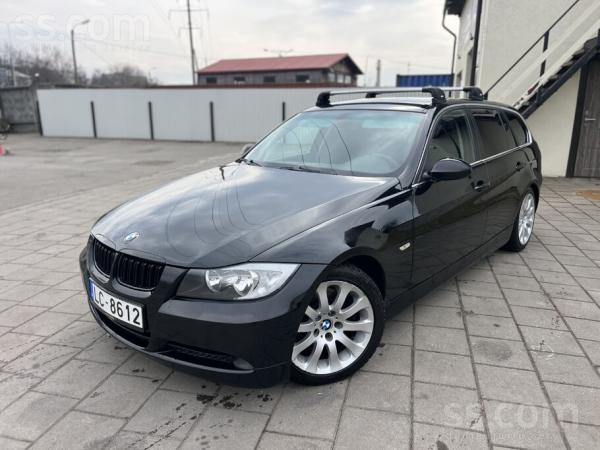 Black BMW 325 2007 in Riga, with an engine capacity of 3.00 L and mileage of 0 thousand km for 3490 €, photo 1 on AUTOMOTO.COM.LV