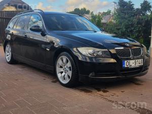 Black BMW 325 2007 in Riga, with an engine capacity of 2.50 L and mileage of 305 thousand km for 4790 €, photo 7 on AUTOMOTO.COM.LV
