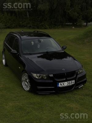 Black BMW 325 2007 in Saldus, with an engine capacity of 3.00 L and mileage of 422 thousand km for 4000 €, photo  on AUTOMOTO.COM.LV
