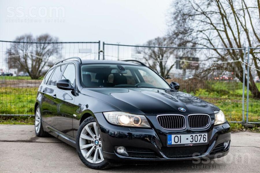 Black BMW 325 2008 in Riga, with an engine capacity of 3.00 L and mileage of 321 thousand km for 6990 €, photo 2 on AUTOMOTO.COM.LV